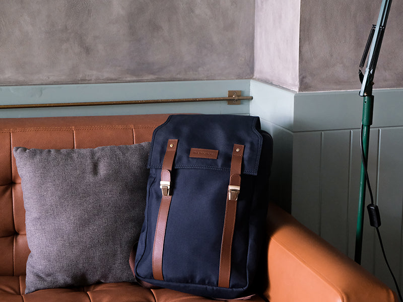 Transit 4.0 Backpack - Oxford Blue Cordura and Genuine Leather - 15L ...