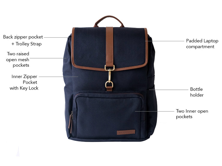 Alton Backpack 2.0 - Oxford Blue – The Postbox