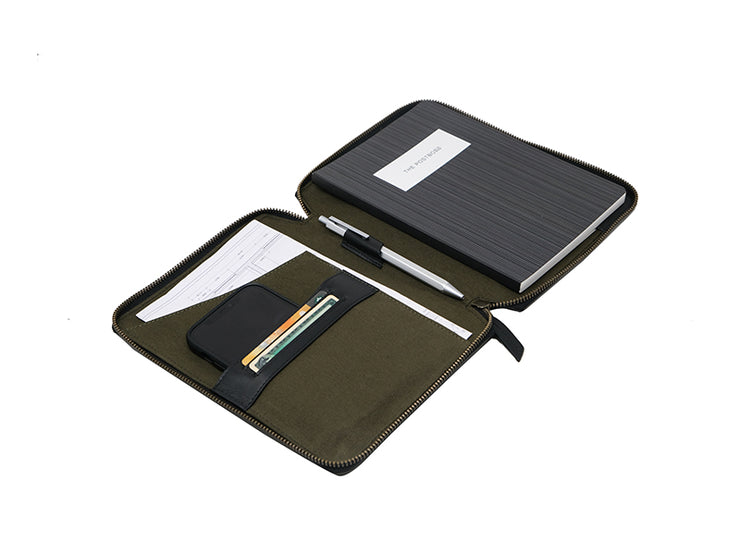 Oxford Zipper Diary Organiser - Black / 2.0 – The Postbox