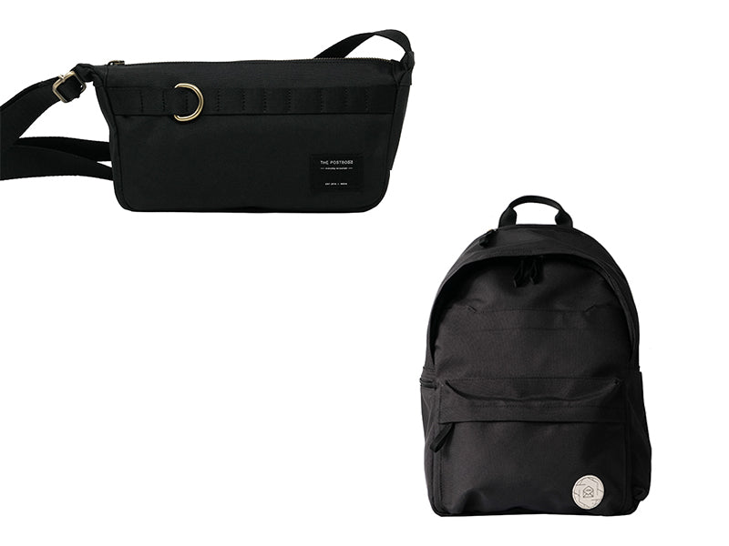 Pondi Backpack + Nara crossbody - Charcoal – The Postbox